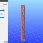 Laced column – Consteel